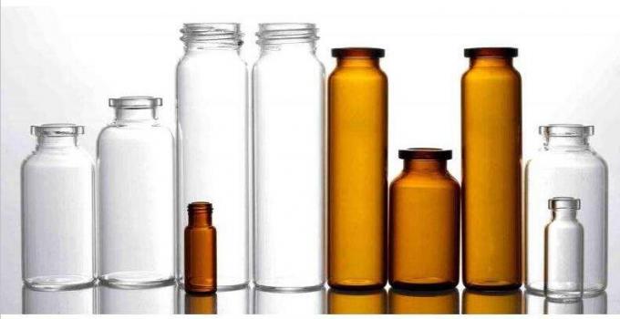 Antibiotics / Infusion Pharmaceutical Glass Packaging Bottle With ...